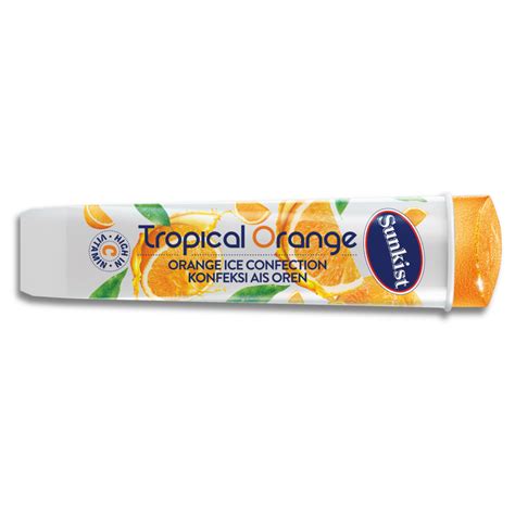Sunkist Tropical Orange Tube 24 Sticks X 75ml Chip Guan Heng