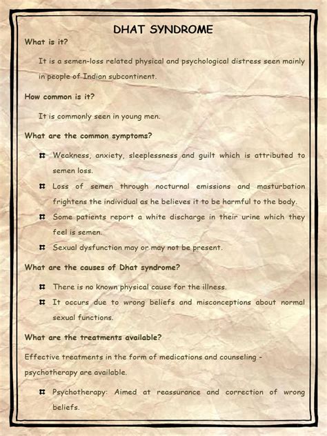 Dhat Syndrome Pdf