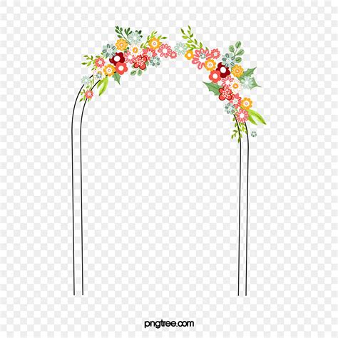 웨딩 일러스트 아치 웨딩 결혼 꽃다발 Png 일러스트 및 Psd 이미지 무료 다운로드 Pngtree