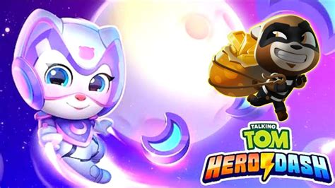 Talking Tom Hero Dash Lunar Explorer Angela Android Gameplay