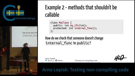 Arno Lepisk Testing Non Compiling Code YouTube