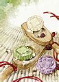 帘幕疏疏风透一线香飘金兽