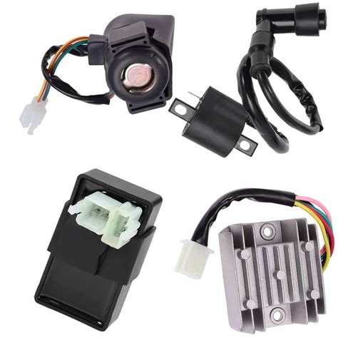 Buy Cdi Box Ignition Coil 6 Pin Voltage Regulator Rectifier Relay Kit