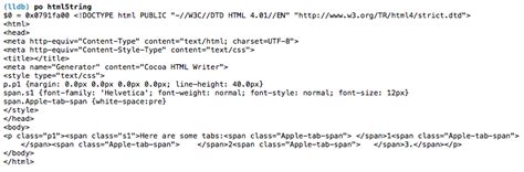 Apple Tab Span Cocoanetics