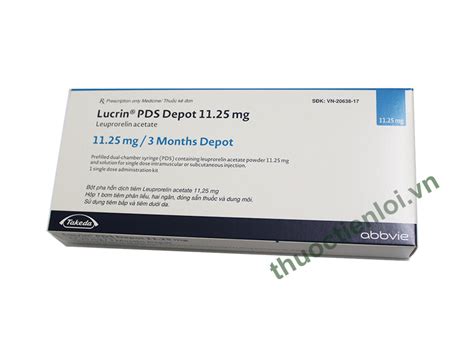 Lucrin Pds Depot Inj 3 75mg 1s Thuốc Tiện Lợi