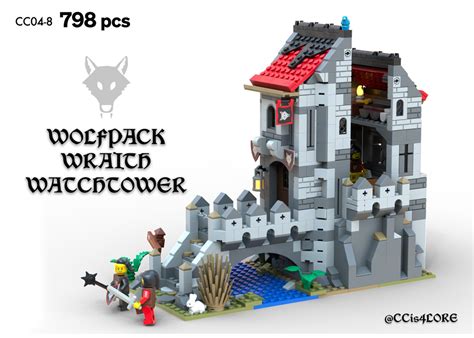 Lego Moc Wolfpack Wraith Watchtowwer By Dariofol Rebrickable Build