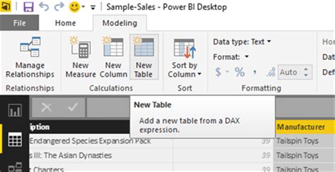 Design Patterns For Calculated Tables In Power BI
