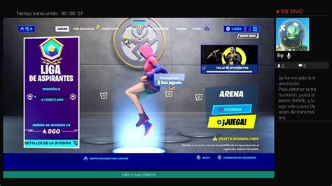 Subiendo Puntos En Arena Fortnite Youtube