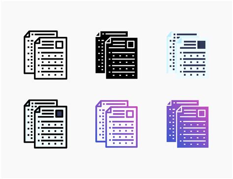 Paper Test Icon Graphic By Lapiyee · Creative Fabrica