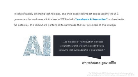 The American Ai Initiative A Summary Of The 2019 Executive Order On