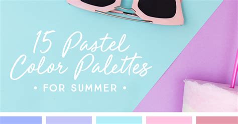15 Downloadable Pastel Color Palettes For Summer Creative Market Blog