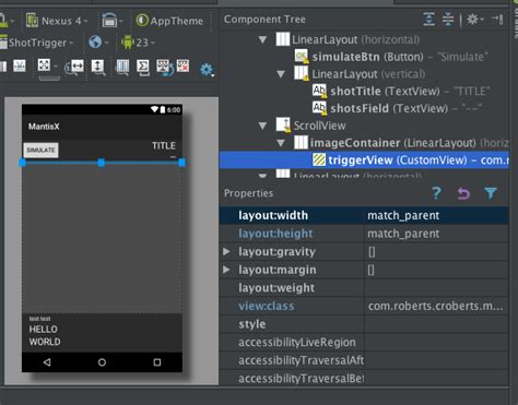 Android Match Parent Not Working As Expected Layout Stack Overflow