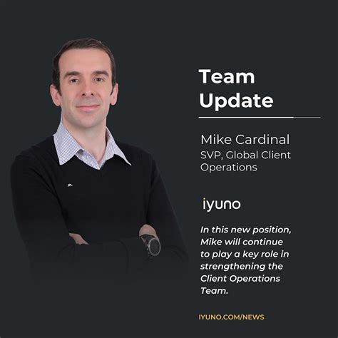 Iyuno On Linkedin Iyunos Michael Cardinal Continues To Play A Key Role In Strengthening Our