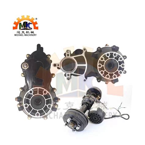 Small Electric Vehicle Wheel Transaxle Motor Drive Gearbox Assy With