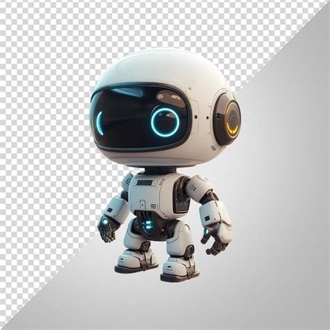 3d Cute Robot Png Premium Ai Generated Psd