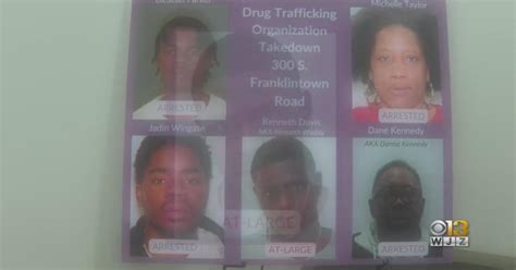 Four Arrested One More Sought In Baltimore Drug Takedown Cbs Baltimore
