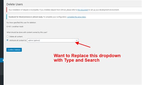 How To Update The Delete User Confirmation Form It Nursery