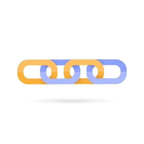 Premium Vector Chain Parts Symbol