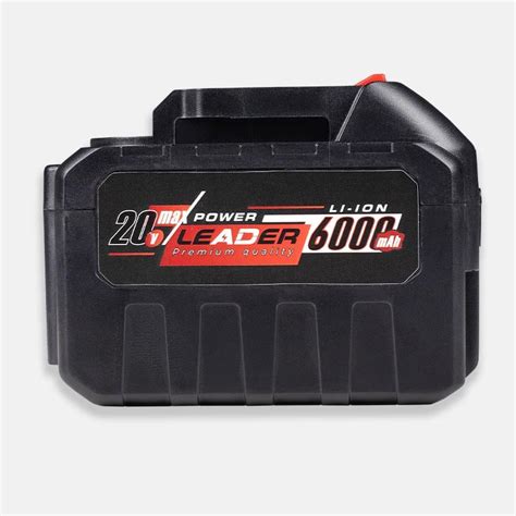 ᐉ Аккумулятор Leader с индикацией заряда 6000 мАч 20 V (10329983)