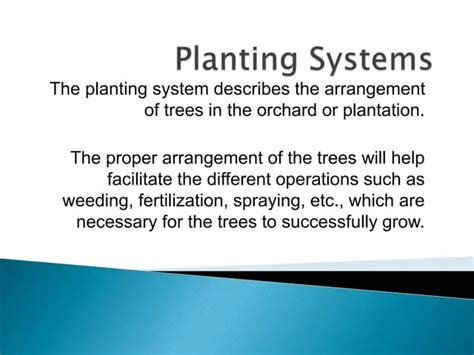 System Of Planting And Types Pptx