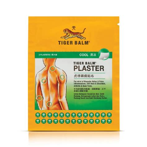 Buy Tiger Balm Medicated Plaster Cool 2s Large Uses Dosage Side