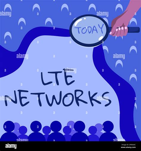 Conceptual Caption Lte Networks Word For Fastest Network Connection