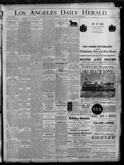 Los Angeles Daily Herald 1886 03 21 Free Download Borrow And