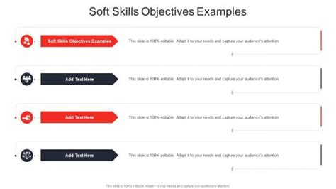 Soft Skills Objectives Examples PowerPoint Presentation And Slides PPT