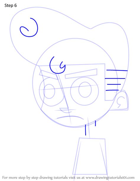How To Draw Donnie Test From Johnny Test Johnny Test Step By Step