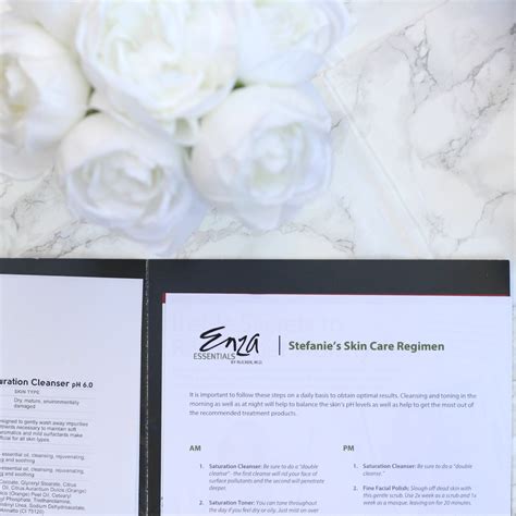 My Skincare Routine Featuring Enza Essentials According To Blaire