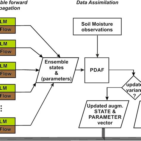 Schematic Setup Of The Assimilation Of Soil Water Content With Parallel