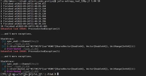 Unhandled Task Error General Usage Julia Programming Language