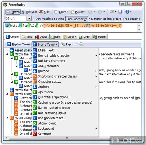 Regexbuddy Screenshots