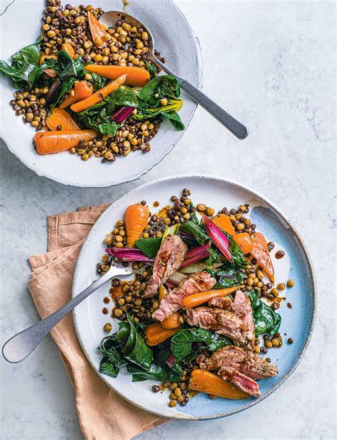 Rosemary Lamb With Mustardy Lentils Recipe Sainsbury`s Magazine