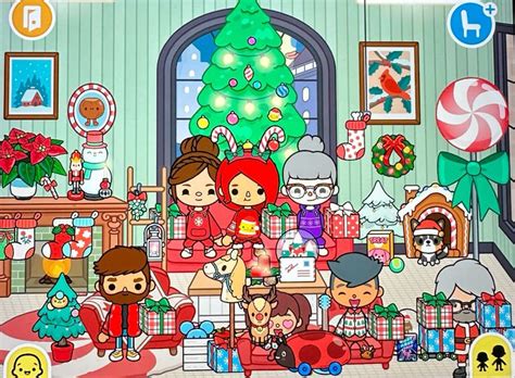 Toca Boca Christmas Morning Toquillas Cuartos