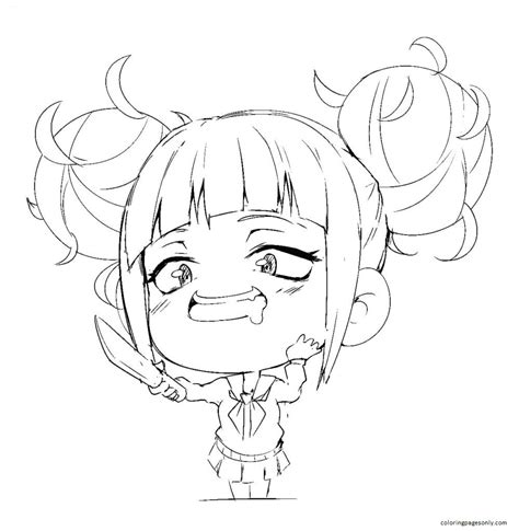 My Hero Academia Chibi Coloring Pages