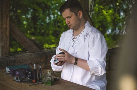 Old Magic Concept Wizard Man Stock Image Image Of Horror Fairytale