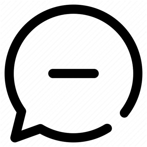 Messaging Conversation Chat Bubble Remove Delete Icon Download On Iconfinder