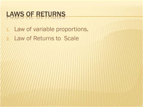 Production Function Economics Powerpoint Slides Learnpick India