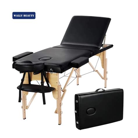 Wally Beauty Chinese Massage Bed Wooden Camillas Beauty Salon Bed