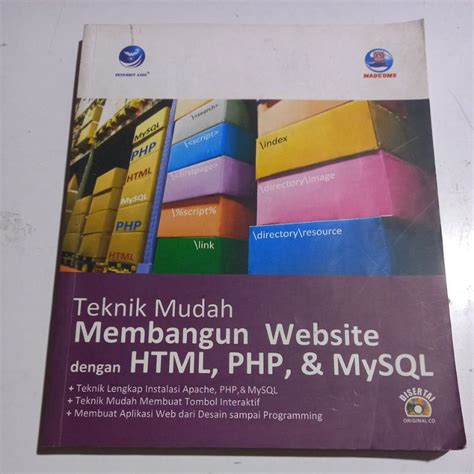 jual teknik mudah membangun website dengan html php and mysql shopee