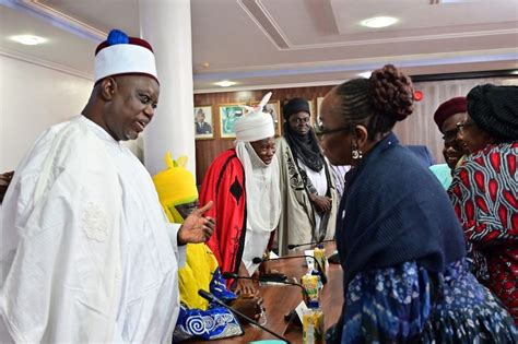 Courtesy Visit To Governor Of Nasarawa State By Nnpc Ltd Management