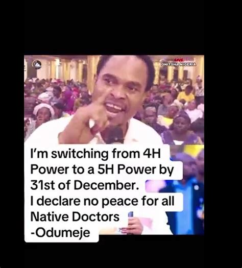 Prophet Odumeje Upgrades To ‘5h Powers Declares War On Native Doctors