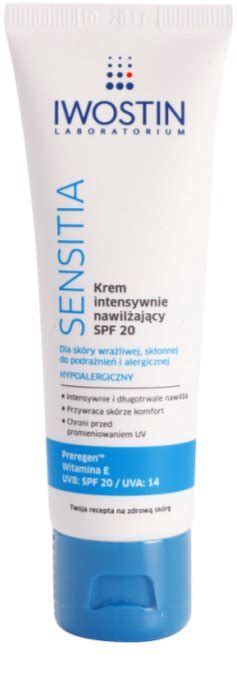 Iwostin Sensitia krem intensywnie nawilżający SPF