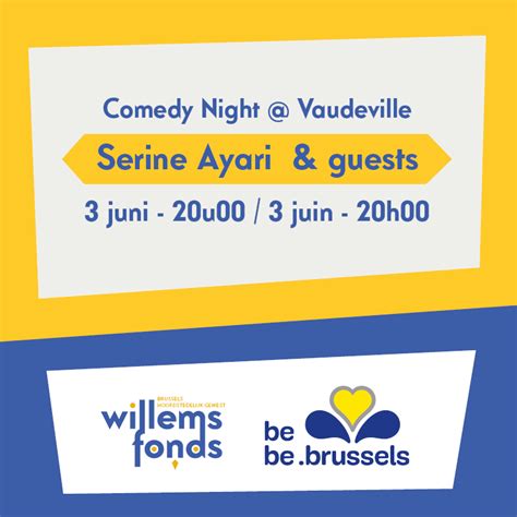 Comedy Night Vaudeville Serine Ayari And Guests Events Universe