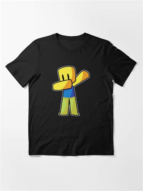 Roblox Dabbing Dab Hand Drawn Gaming Noob T For Gamers T Shirt By Smoothnoob Redbubble