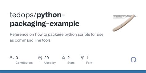 Github Tedopspython Packaging Example Reference On How To Package