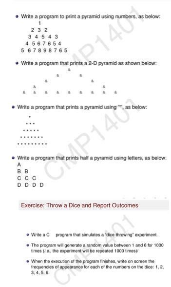 Solved Can You Please Write These In C Language For Someone Chegg Com