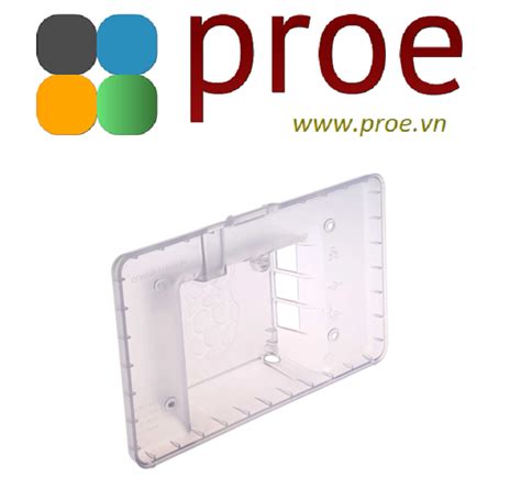 Vỏ Màn Hình Asm 1900035 01 Clear Raspberry Pi Lcd Touchscreen Case Điện Tử Proe