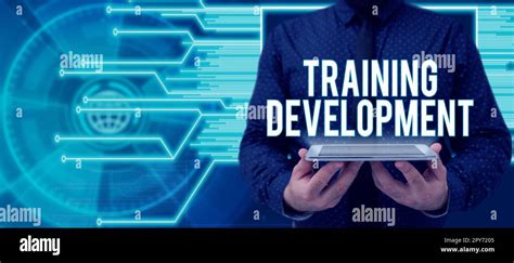 Text Caption Presenting Training Development Business Showcase Learn And Expand Skills And